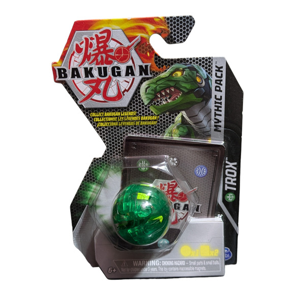 Bakugan | Toys | Bakugan Game Mythic Pack Green Trox Figure Legend With ...